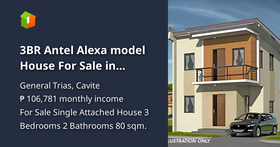 3BR Antel Alexa model House For Sale in General Trias Cavite [Houses ...