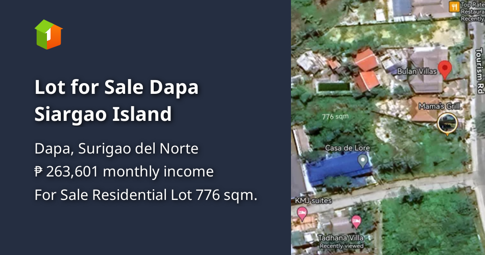 Lot for Sale Dapa Siargao Island [Lots 🚜] (June 2024) in Dapa, Surigao ...