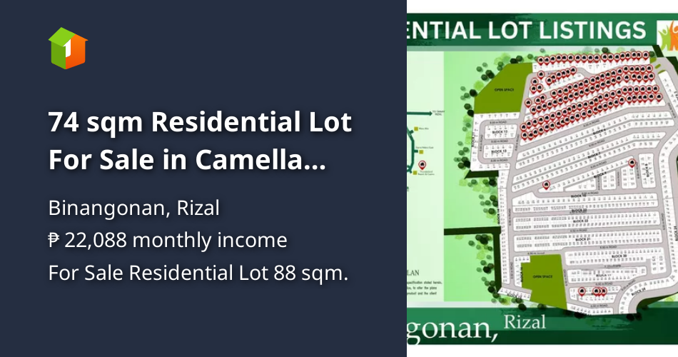 74 sqm Residential Lot For Sale in Camella Meadows Eastridge road ...