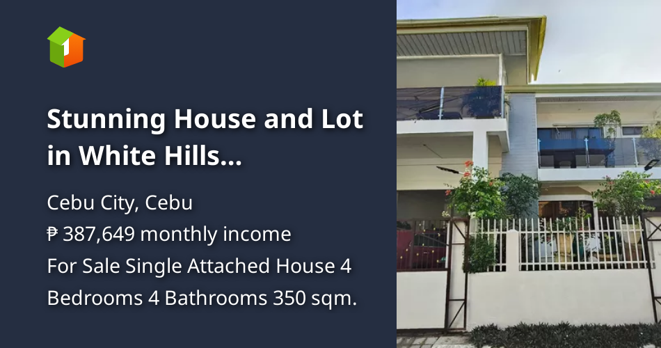 Stunning House and Lot in White Hills Subdivision [Houses and Lots 🏘️ ...