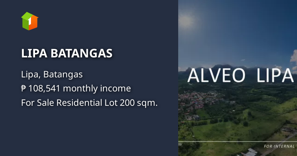 LIPA BATANGAS [Lots 🚜] (September 2025) in Lipa, Batangas for sale