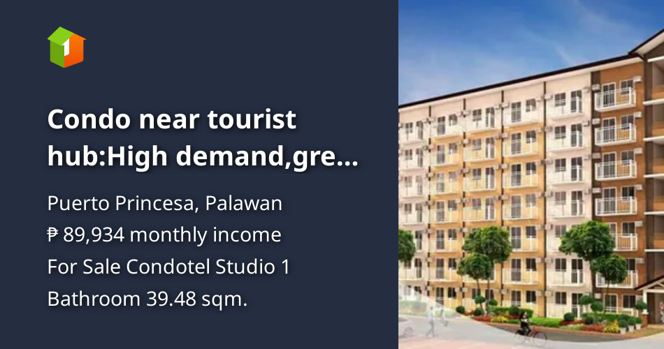 Condo near tourist hub:High demand,great ROI.Secure,well-managed ...