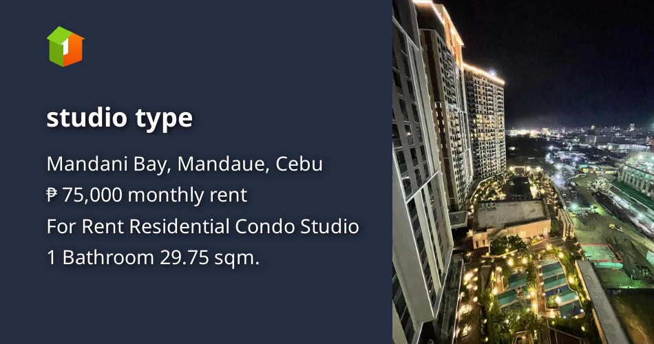 Studio type [Condos 🏙️] (October 2022) in Mandani Bay, Mandaue, Cebu ...