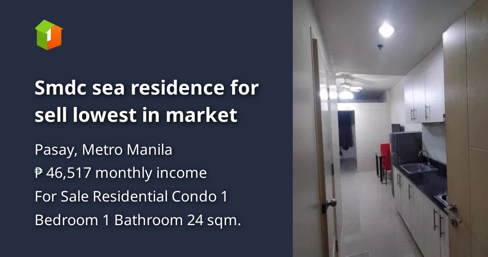 Smdc sea residence for sell lowest in market [Condos 🏙️] (May 2025) in ...