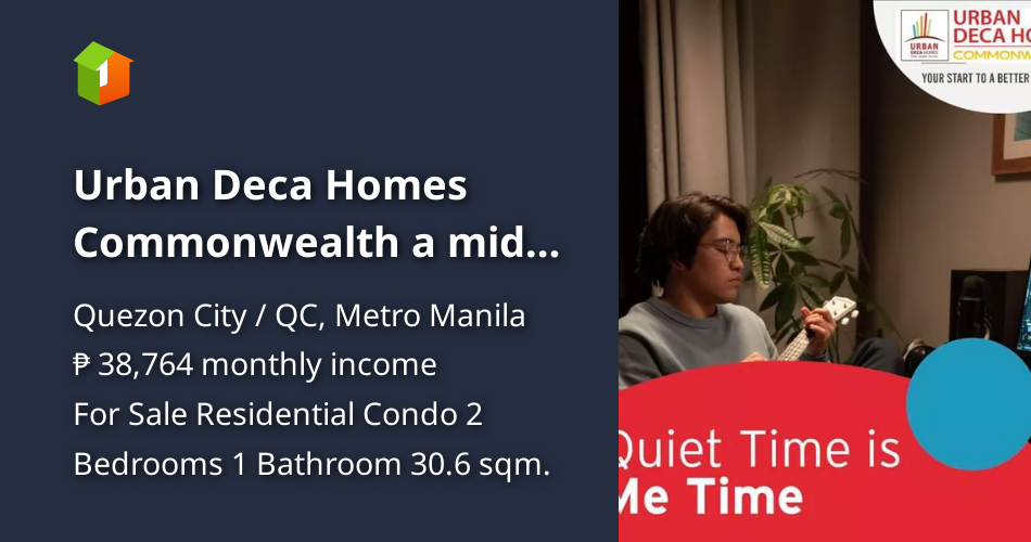 Urban Deca Homes Commonwealth a mid rise condo unit. [Condos 🏙️ ...