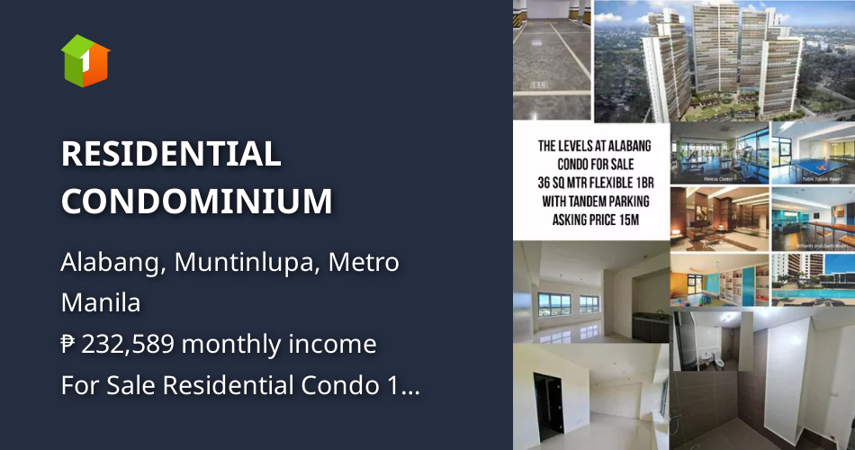 RESIDENTIAL CONDOMINIUM [Condos 🏙️] (September 2025) in Alabang ...