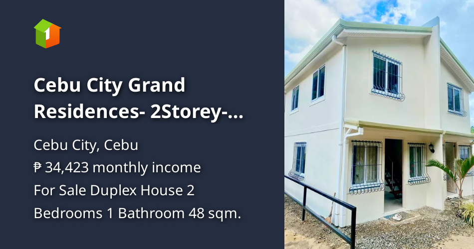 Cebu City Grand Residences- 2Storey-Duplex in Binaliw, Cebu City ...