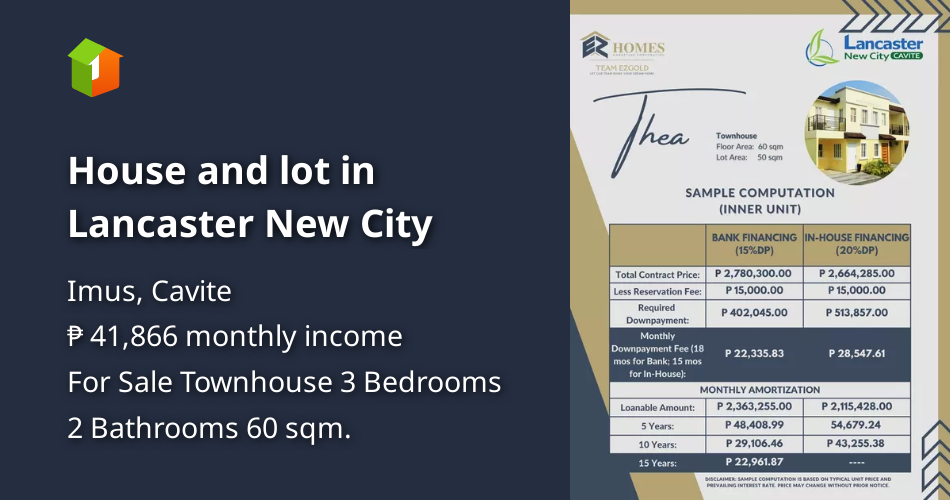 House and lot in Lancaster New City [Houses and Lots 🏘️] (December 2022 ...