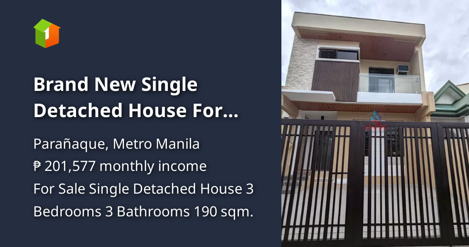 Brand New Single Detached House For Sale in Betterliving Subdivision ...