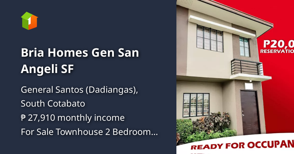 Bria Homes Gen San Angeli SF [Houses and Lots 🏘️] (August 2023) in ...