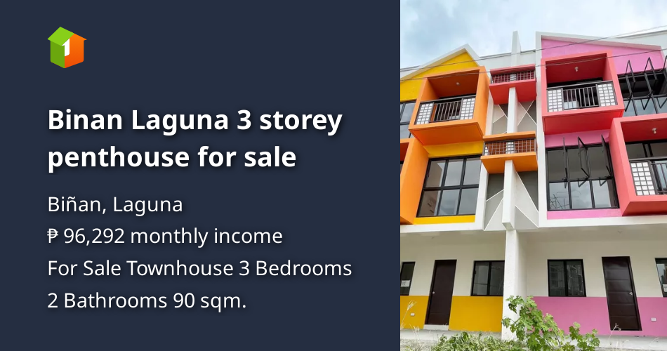Binan Laguna 3 storey penthouse for sale [Houses and Lots 🏘️] (May 2025 ...
