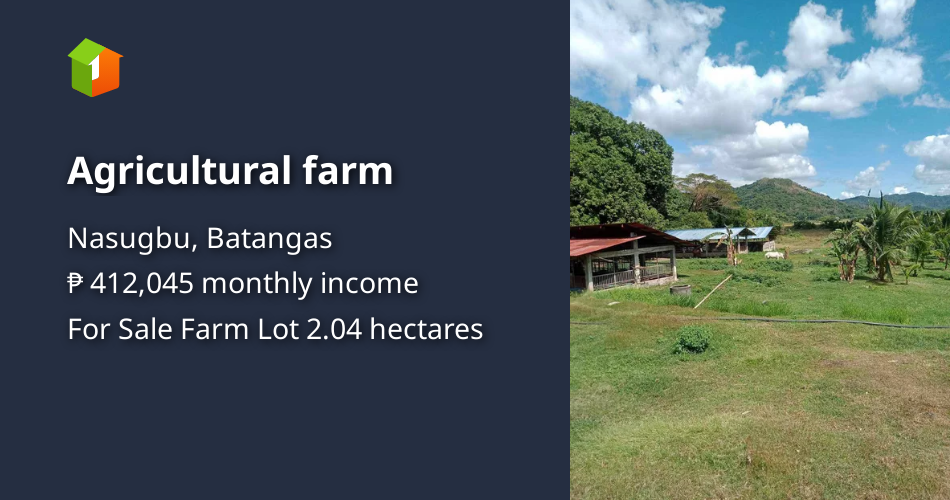 Agricultural farm [Lots 🚜] (November 2023) in Nasugbu, Batangas for sale