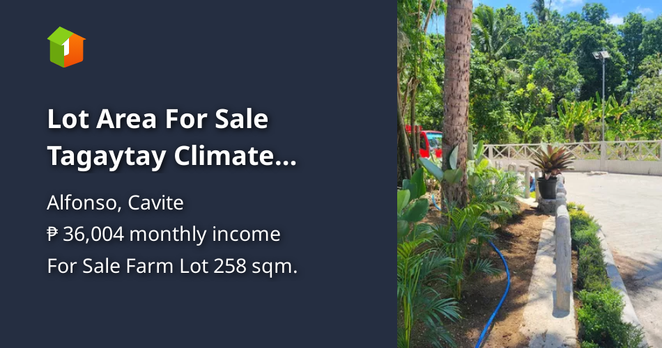 Lot Area For Sale Tagaytay Climate Located at Alfonso Cavite Good for Retirement [Lots 🚜] (June ...