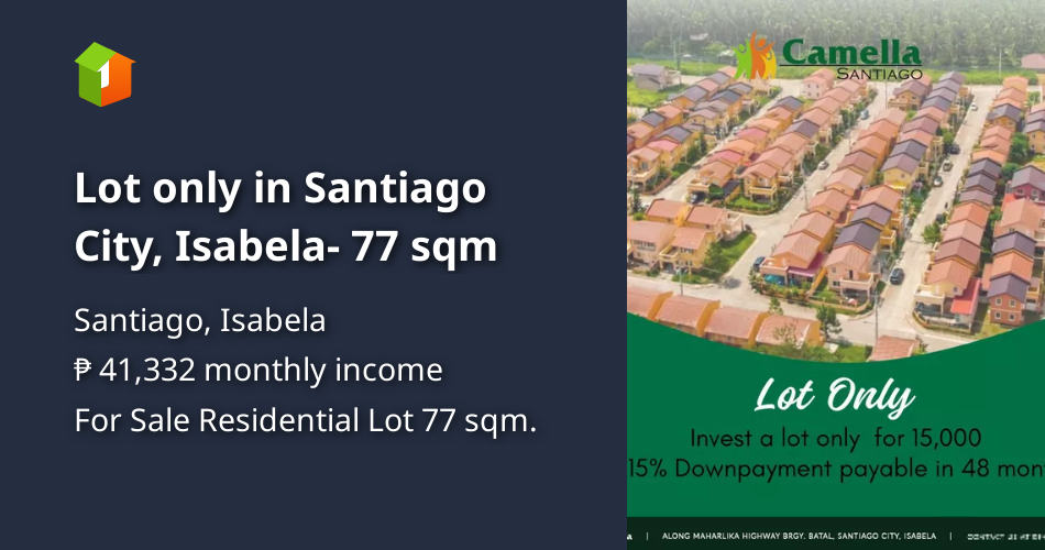 Lot only in Santiago City, Isabela- 77 sqm [Lots 🚜] (December 2023) in ...