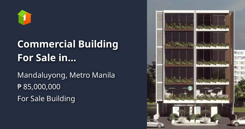 Commercial Building For Sale in Mandaluyong Metro Manila [Commercial ...