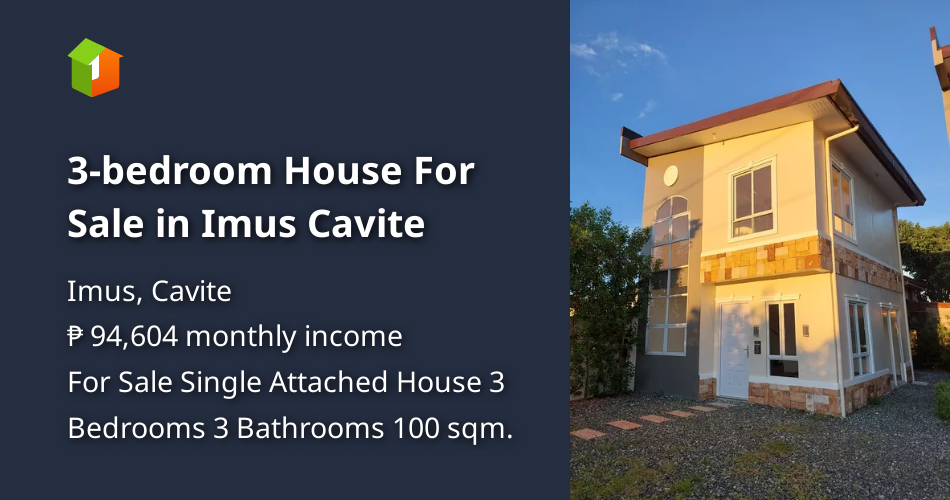 3-bedroom House For Sale in Imus Cavite [Houses and Lots 🏘️] (December ...