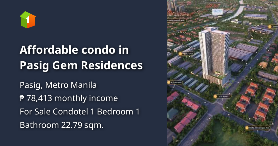 Affordable condo in Pasig Gem Residences [Condos 🏙️] (September 2025 ...
