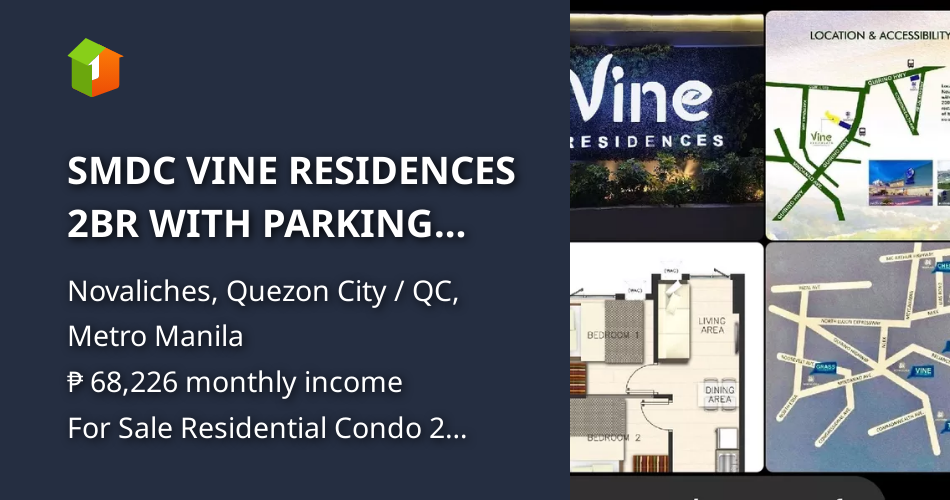 SMDC VINE RESIDENCES 2BR WITH PARKING PASALO [Condos 🏙️] (December 2025 ...