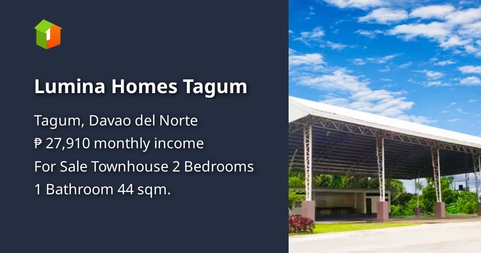 Lumina Homes Tagum [Houses and Lots 🏘️] (July 2023) in Tagum, Davao del Norte for sale