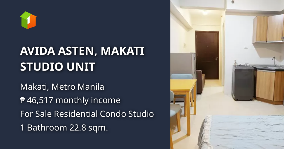 AVIDA ASTEN, MAKATI STUDIO UNIT [Condos 🏙️] (October 2025) in Makati ...