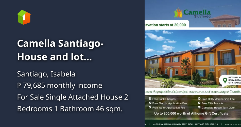 Camella Santiago- House and lot Installment [Houses and Lots 🏘️ ...