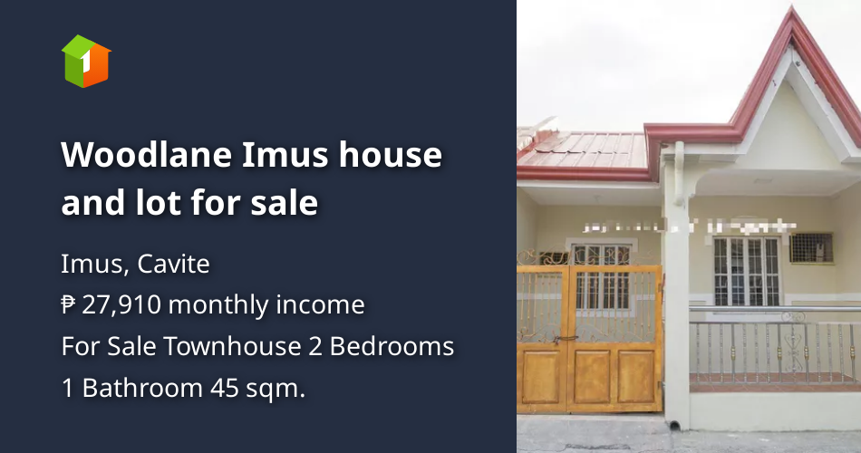 Woodlane Imus house and lot for sale [Houses and Lots 🏘️] (May 2025) in ...