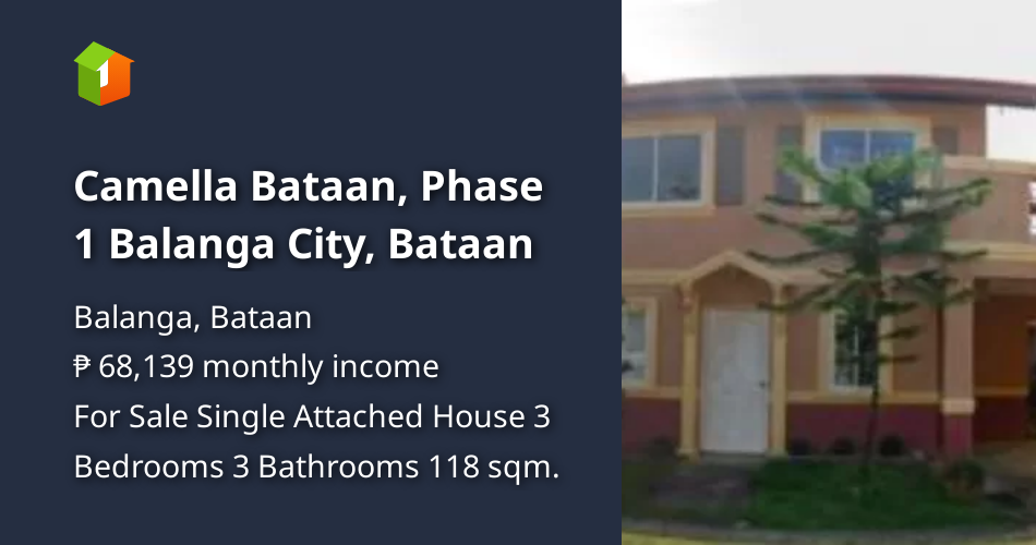 Camella Bataan, Phase 1 Balanga City, Bataan [Houses and Lots 🏘️] (December 2025) in Balanga ...
