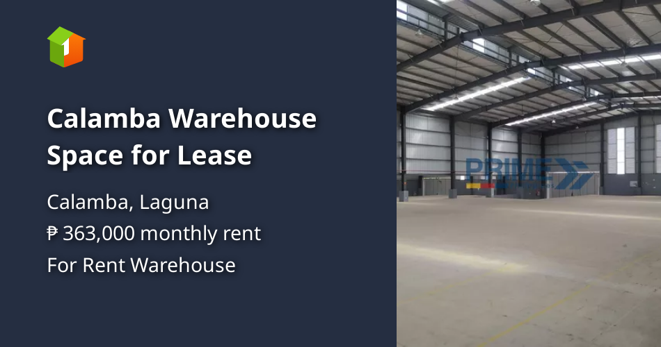 Calamba Warehouse Space for Lease [Commercial Properties 🏭] (March 2024 ...