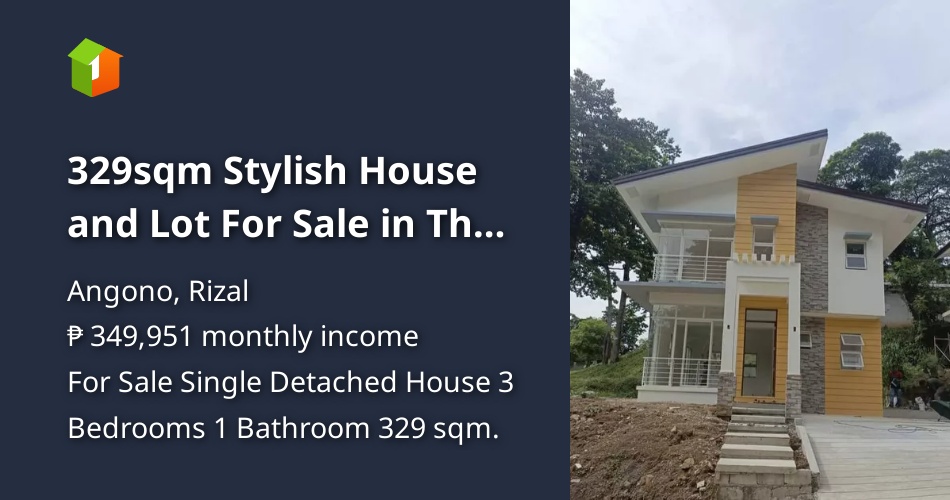 329sqm Stylish House and Lot For Sale in The Grove Forest Farms at ...