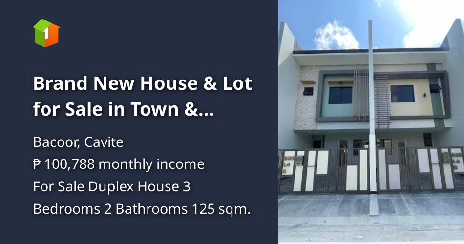 Brand New House & Lot for Sale in Town & Country West Subdivision ...