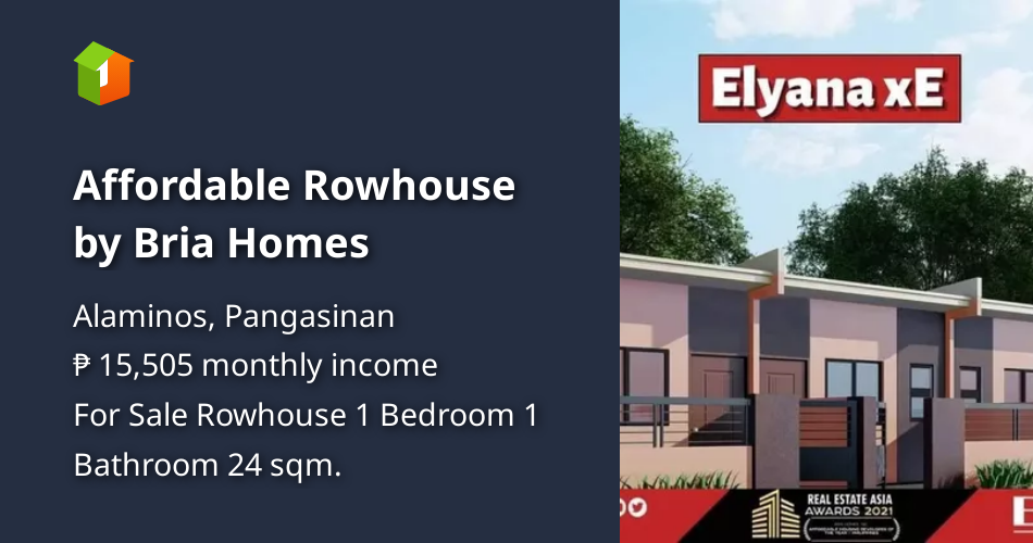 Affordable Rowhouse by Bria Homes [Houses and Lots 🏘️] (January 2024 ...