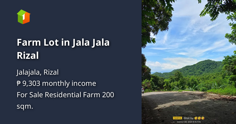 Farm Lot in Jala Jala Rizal [Lots 🚜] (November 2023) in Jalajala, Rizal ...