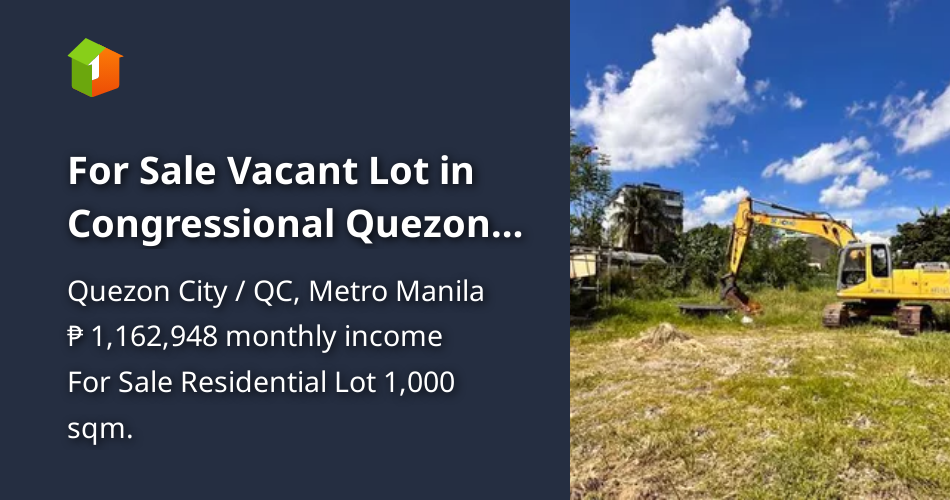 For Sale Vacant Lot in Congressional Quezon City [Lots 🚜] (September ...