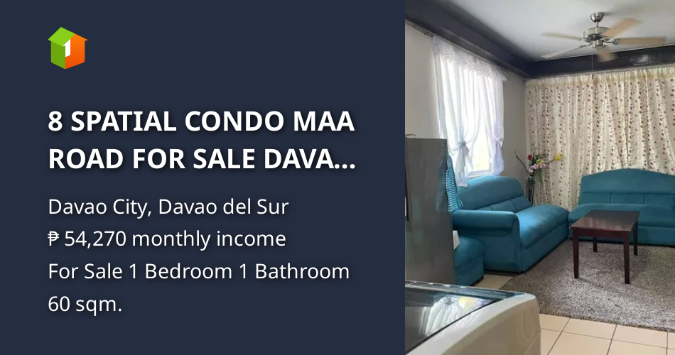 8 SPATIAL CONDO MAA ROAD FOR SALE DAVAO CITY [Condos 🏙️] (December 2023 ...