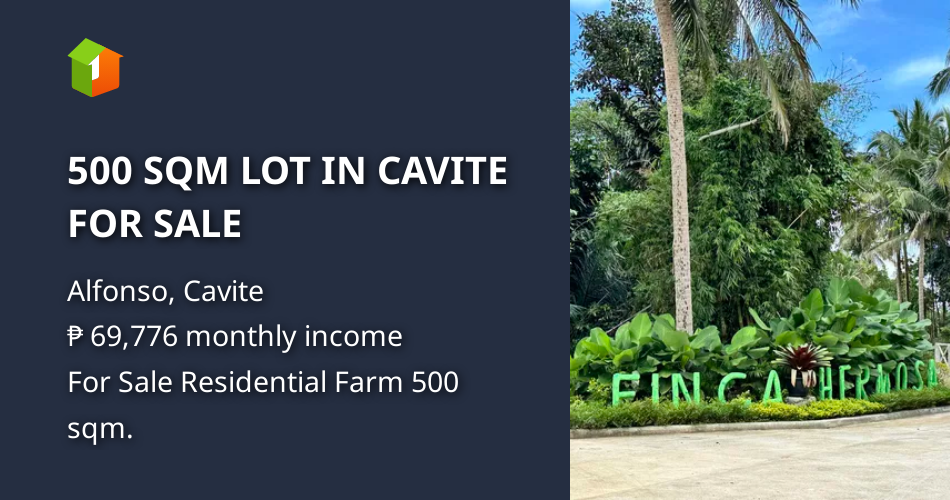 500 SQM LOT IN CAVITE FOR SALE [Lots 🚜] (March 2026) in Alfonso, Cavite ...