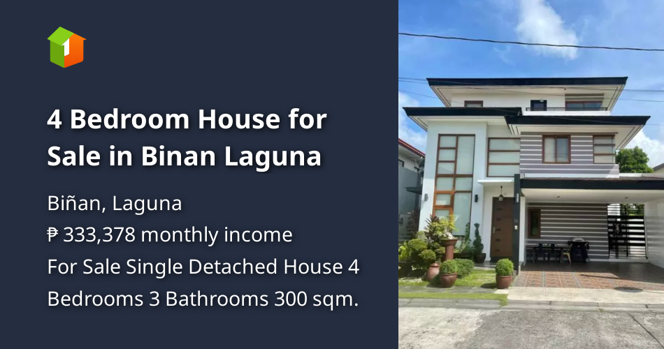 4 Bedroom House for Sale in Binan Laguna [Houses and Lots 🏘️] (January ...