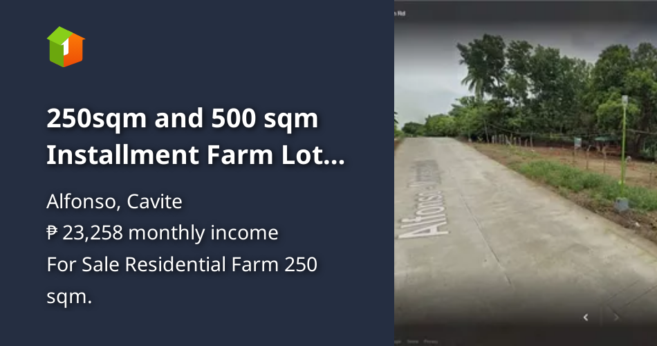 250sqm and 500 sqm Installment Farm Lot Along the Road- Commercial Lot [Lot 🚜] (October 2022) in ...