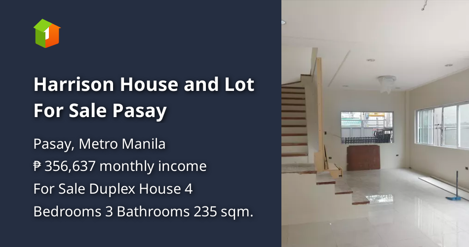 Harrison House and Lot For Sale Pasay [Houses and Lots 🏘️] (March 2025 ...