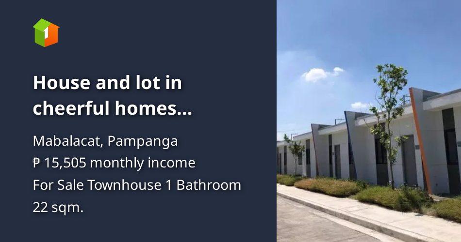 House and lot in cheerful homes mabalacat pampanga [Houses and Lots 🏘️] (April 2024) in ...