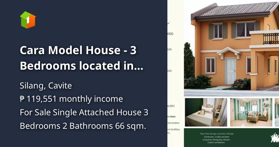 Cara Model House - 3 Bedrooms located in Camella Silang [Houses and ...