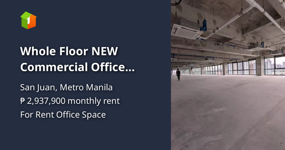 Whole Floor NEW Commercial Office Space at GH Tower For Rent or Lease ...