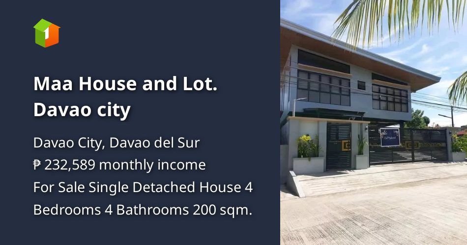 Maa House and Lot. Davao city [Houses and Lots 🏘️] (April 2026) in ...