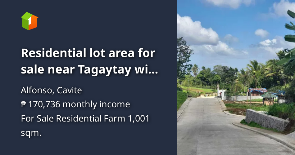 Residential lot area for sale near Tagaytay with fruit bearing trees Located at Cavite [Lots 🚜 ...