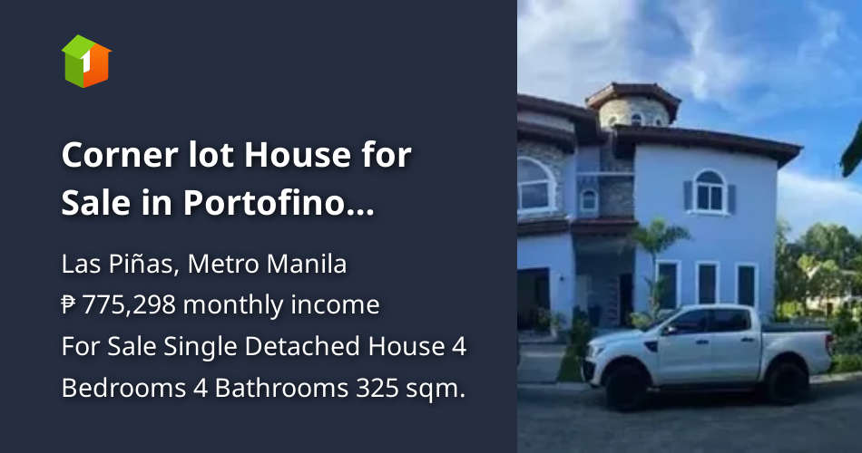 Corner lot House for Sale in Portofino Heights Daang Hari Las Pinas ...