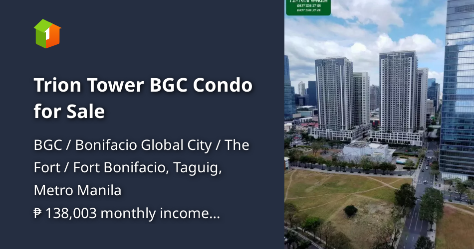 Trion Tower BGC Condo for Sale [Condos 🏙️] (August 2025) in BGC ...
