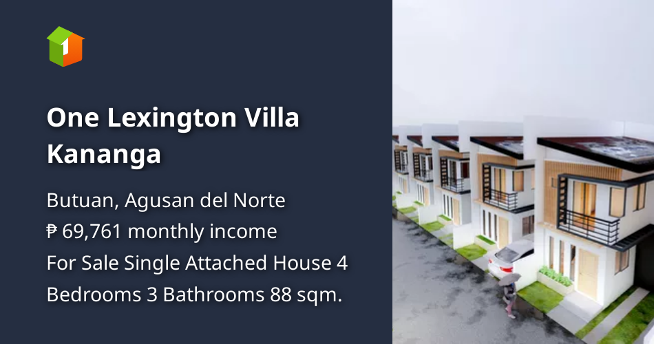 One Lexington Villa Kananga [Houses and Lots 🏘️] (October 2024) in Butuan, Agusan del Norte for sale