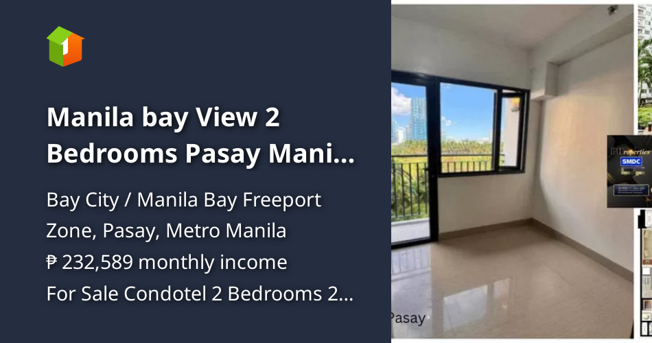 Manila bay View 2 Bedrooms Pasay Manila Bay [Condos 🏙️] (March 2026) in ...