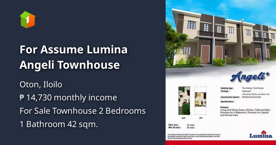 For Assume Lumina Angeli Townhouse [Houses and Lots 🏘️] (October 2023 ...