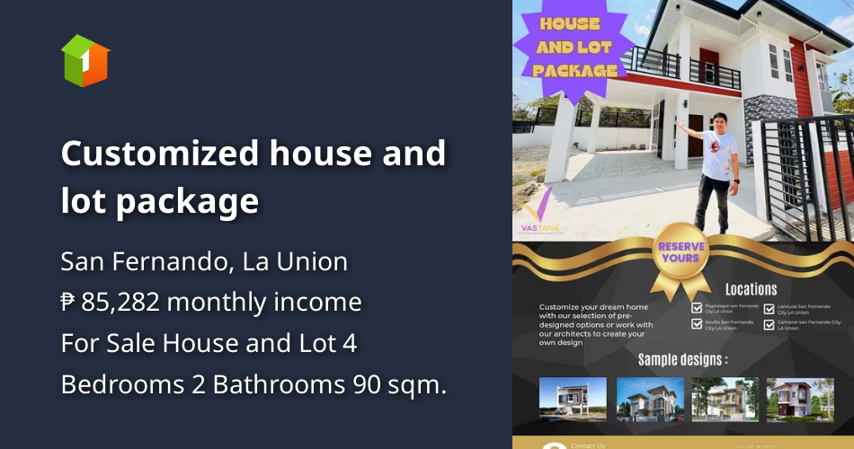 Customized house and lot package [Houses and Lots 🏘️] (January 2026) in ...