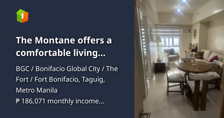 The Montane offers a comfortable living space in a prime BGC location ...